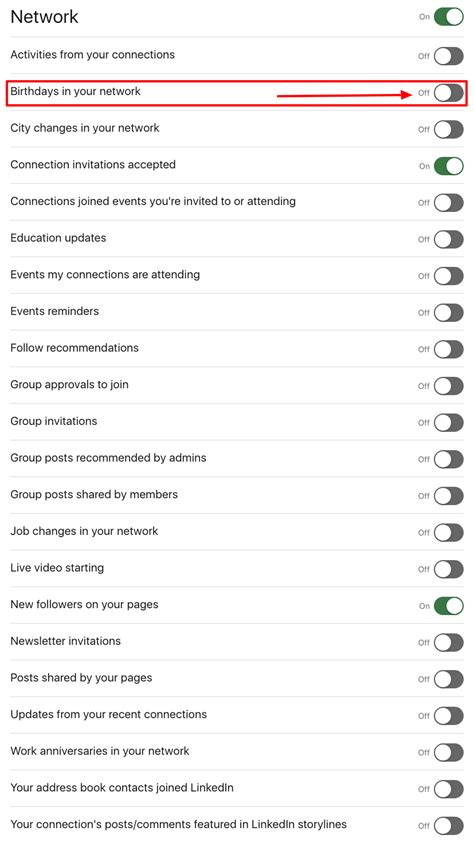 How To Turn Birthday Notifications Off On Linkedin Edigital Agency