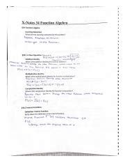 Understanding Function Algebra Inverse Identity And Course Hero