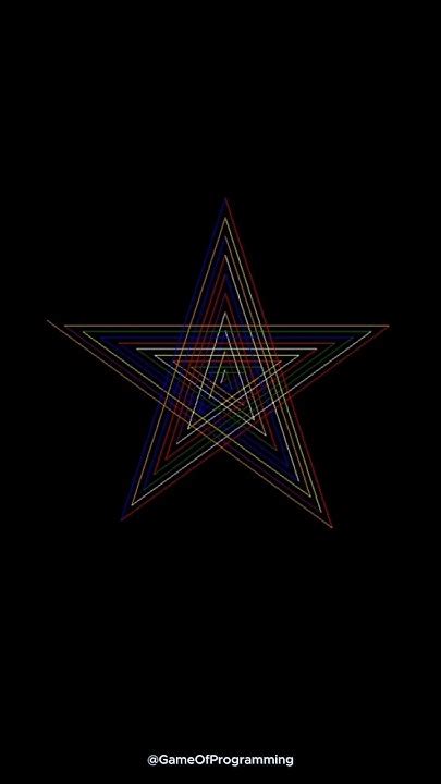 Shooting For The Stars Python Turtle Graphics Star Patterns🌌🌠😍