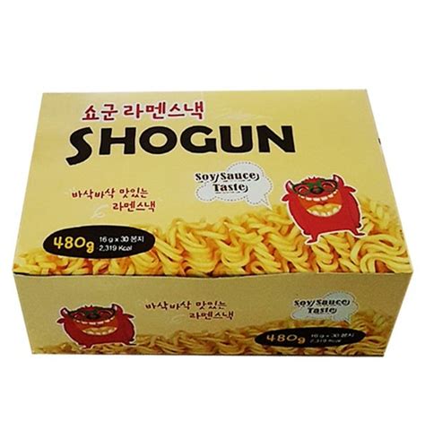 쇼군 라멘 스낵 간장맛 16g 30개입 라면땅과자 480g 티몬