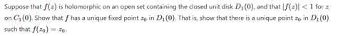 Solved Suppose That F Z Is Holomorphic On An Open Set Chegg