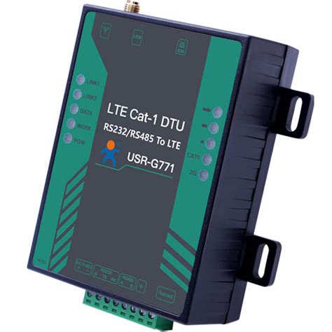 4g Dtu模块cat1通信mqtt网关数据透传232485无线lte隔离g771