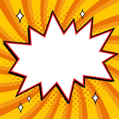 Premium Vector Pop Art Styled Speech Bubble Comics Pop Art Style