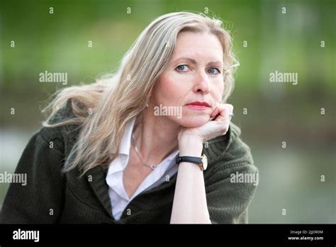 Portrait Of A Beautiful Elderly Blonde Woman Of European Appearance