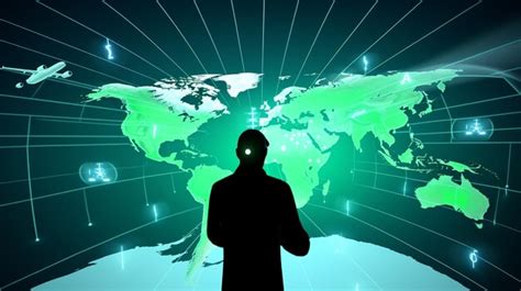 Premium Ai Image Efficient Flight Navigation System In Operation