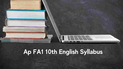 ap fa1 10th english syllabus and exam dates 2022 formative assesment 1 model question papers