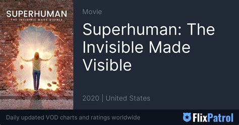 Superhuman The Invisible Made Visible • Flixpatrol