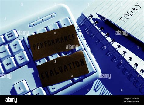Text Showing Inspiration Performance Evaluation Internet Concept The
