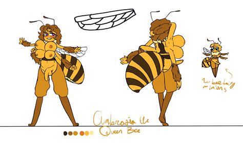 Rule 34 1girls Anthro Arthropod Bee Breasts Genitals Gynomorph Herm Hi Res Honey Bee