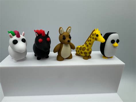 Roblox Adopt Me Pets 3D Printed Multi Color Physical Pets Etsy