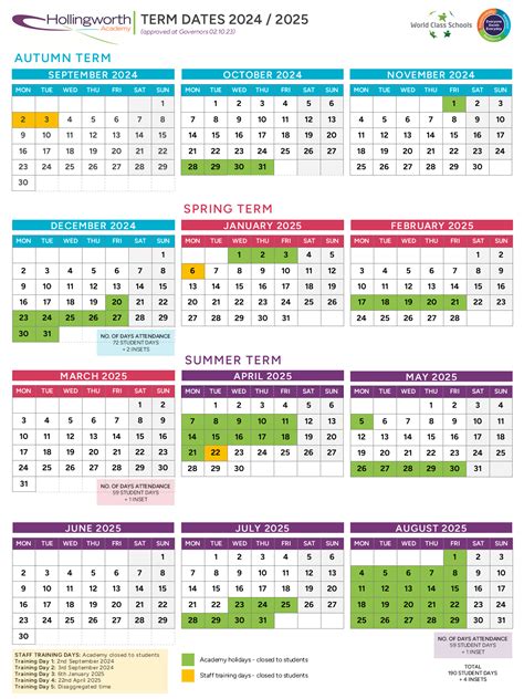 Holidays Hollingworth Academy