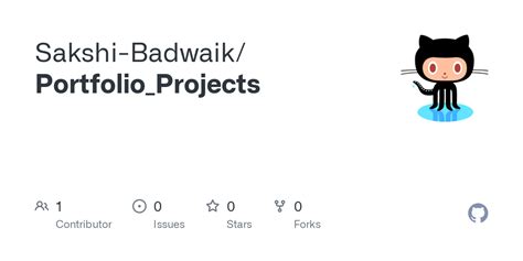 Github Sakshi Badwaikportfolioprojects