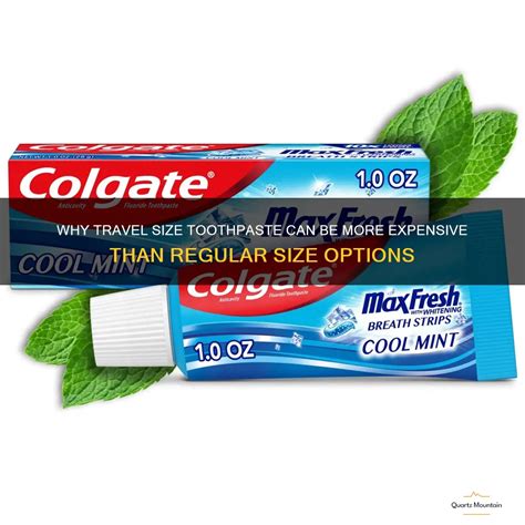 Why Travel Size Toothpaste Can Be More Expensive Than Regular Size