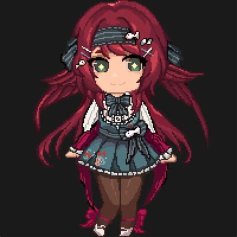 Draw Chibi Pixel Art In My Own Art Style By Emiiilee Fiverr