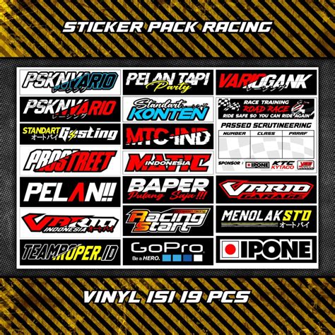 Contoh Stiker Racing Stiker Mobil