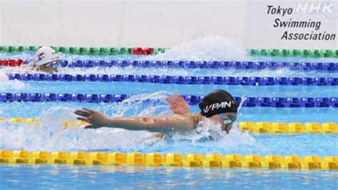 競泳 東京都選手権 パリ五輪代表内定の17歳平井瑞希が優勝 Nhk 競泳