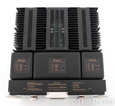 McIntosh MC402 Stereo Power Amplifier; MC-402 (SOLD11) - The Music Room