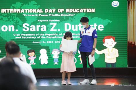 Abs Cbn News On Twitter On International Day Of Education Vp And Deped