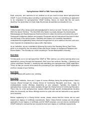 Spring Summer OSAP Funding Guide At TMU Enroll And Apply Course Hero