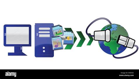 Web File Transfer Stock Photo Alamy