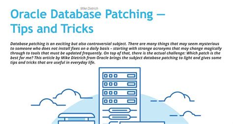 Oraworld Mag Oracle Database Patching Tips Tricks