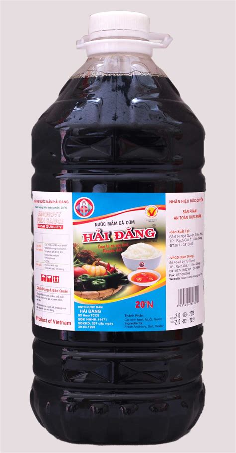 Can 5 Lít 20 độ Nước Mắm Hải Đăng NƯỚc MẮm HẢi ĐĂng