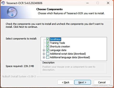 Tesseract Ocr540软件安装和语言包安装windows系统tesseract Ocr下载 Csdn博客