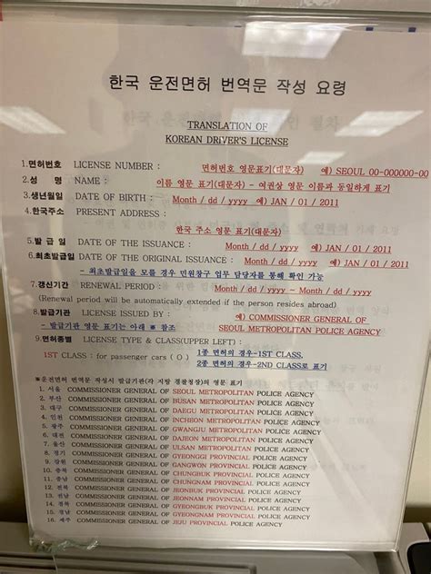 뉴욕 총영사관에서 한국 운전면허증 공증 받기 네이버 블로그