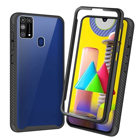Sdtek Case For Samsung Galaxy M Strong Rugged Hybrid Anti Shock Cover