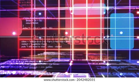 Programming System Using Programming Language System Stock Illustration