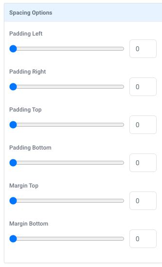 Ability To Set Left And Right Margin Values For Spacing Voters