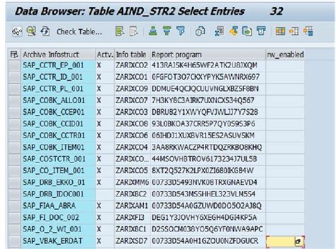 Clear Entries From Zarix Tables Na2sap