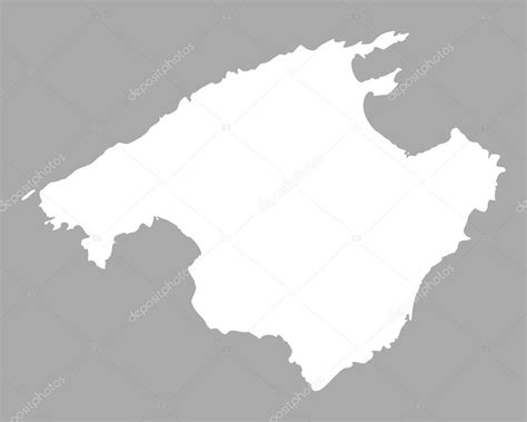 Preciso Mapa De Mallorca Vector De Stock Rbiedermann 101577084