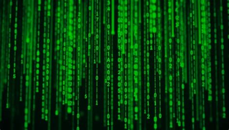 Matrix Code Screensaver Falling Green Code Animation