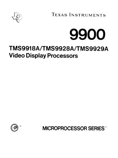 Tms9918 Pdf