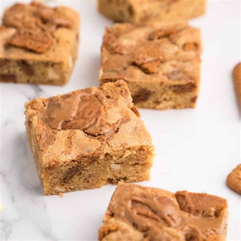 Biscoff Blondies Delicious Little Bites
