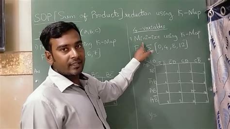 Sop And Pos Using K Map Class 12 Computer Science Ncert Youtube