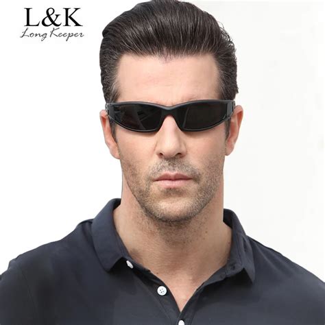 Long Keeper Top Quality Polarized Men Sun Glasses Night Driving Hd Lens
