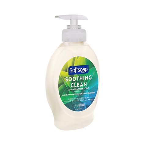 Softsoap Soothing Clean Hand Soap Aloe Vera Fresh Scent 221 Ml