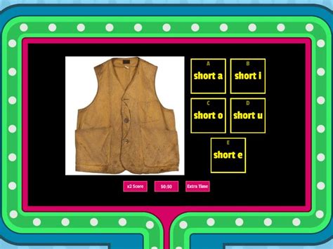 7/25 KI.Phon: short vowels --gameshow - Gameshow quiz