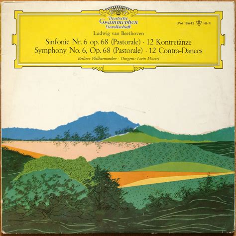 Beethoven • Symphonie N° 6 Pastorale • 12 Kontretänze • Dgg 18 642