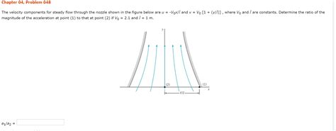solved chapter 04 problem 048 the velocity components for