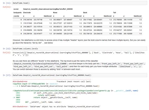 Analysis In Jupyter Notebook Problems With Metadata Pickle File Usage Issues Image Sc Forum
