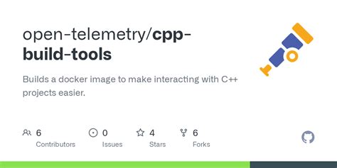 Github Open Telemetry Cpp Build Tools Builds A Docker Image To Make Interacting With C