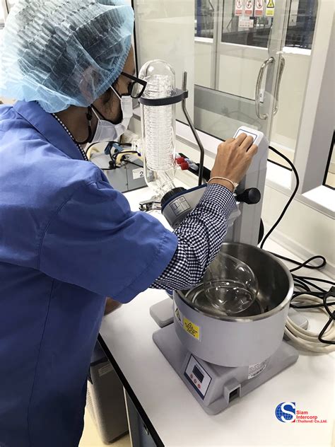ติดตั้งเครื่องกลั่นระเหยสารแบบหมุน Rotary Evaporator ยี่ห้อ Greatwall