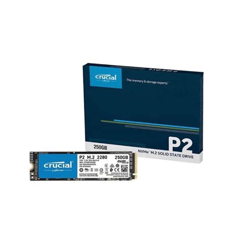 CRUCIAL P2 250GB CT250P2SSD8 NVMe PCIe 2280 M.2 SSD – DWINSTORE.COM