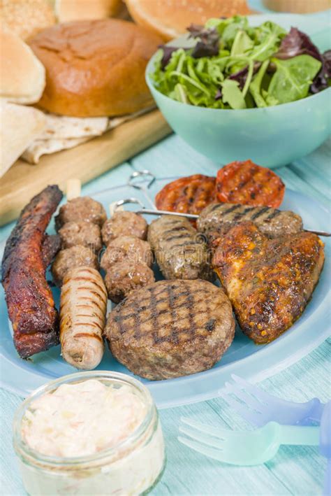 Assorted Barbequed Meat Stock Image Image Of Asian Cuisine 41841345