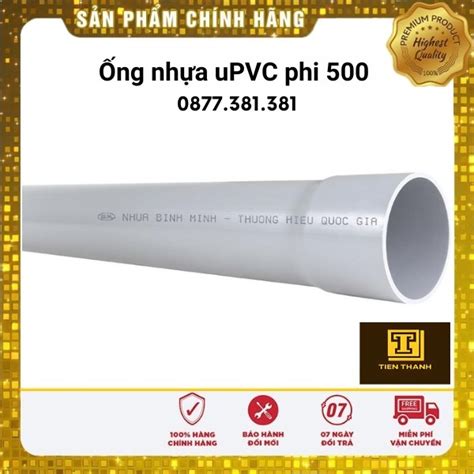 Ống Nhựa Upvc Phi 500 Nhựa Bình Minh Vật Tư Điện Nước Giá Sỉ Ống