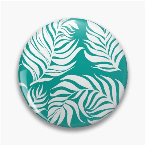 Seamless Pattern With White Palm Dypsis Leaves On Blue Background Seamless Summer Palm Dypsis