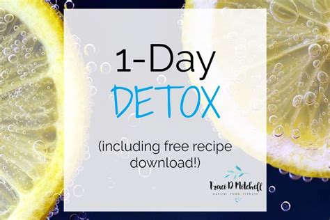 The Perfect One Day Cleanse Routine With Free Recipes One Day